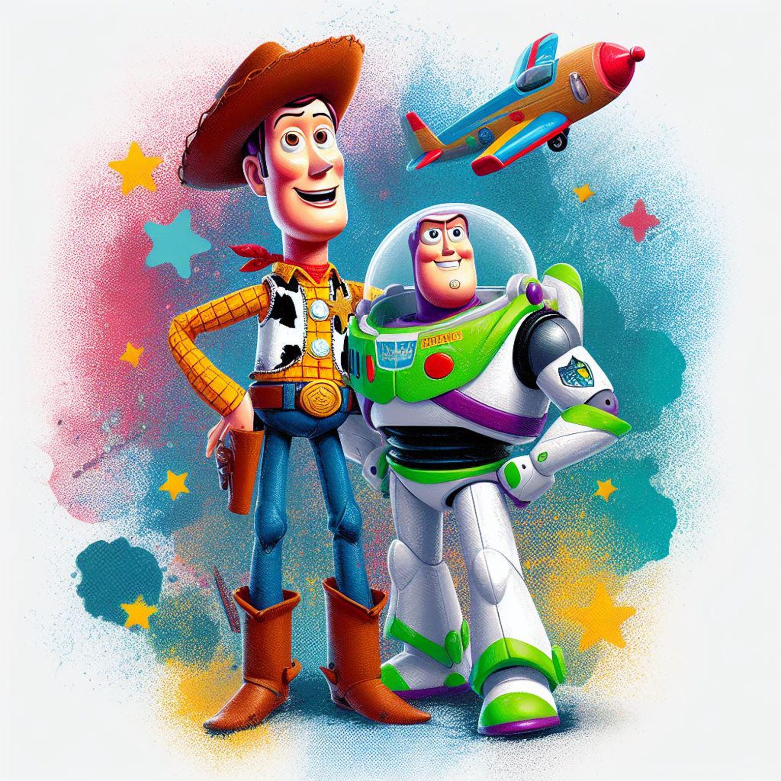 Toy Story Woody and Buzz 5 PNG Design High Resolution Transparent ...