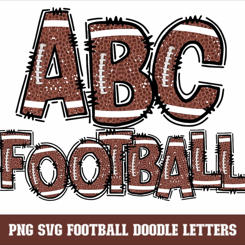 Football Font Png - Etsy
