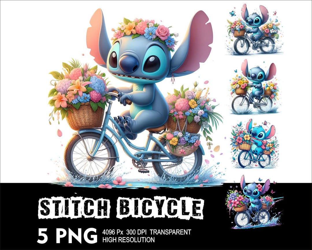 Bicycle Stitch 5 PNG Design High Resolution Transparent Background ...