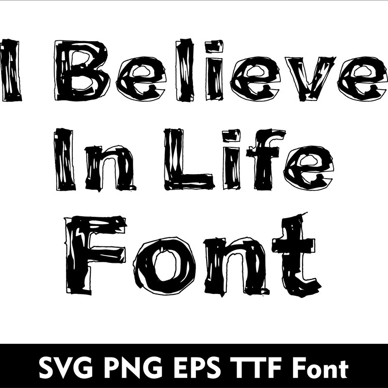 Believe Font - Etsy