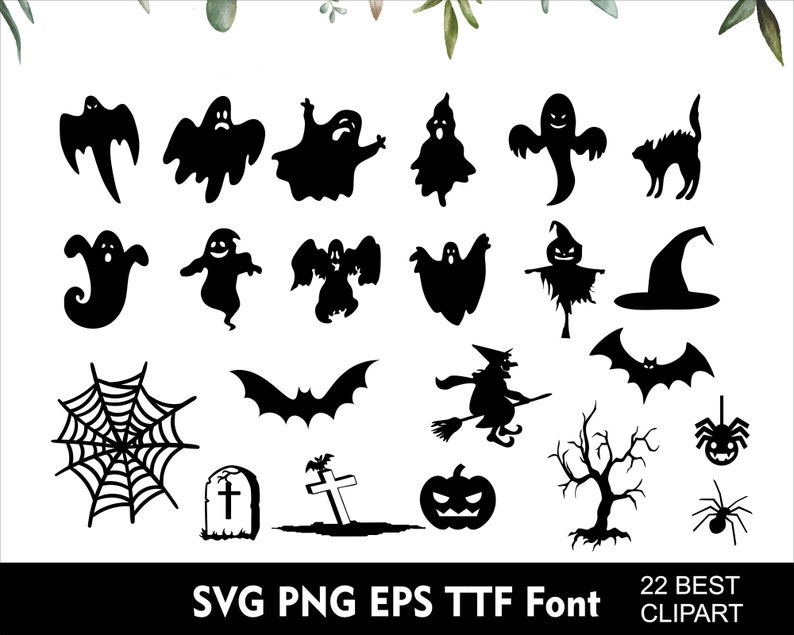 Halloween Ghost Font Halloween Ghost Letters Halloween Ghost Alphabet ...