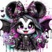 Gothic Minnie 5 PNG Design High Resolution Transparent Background ...