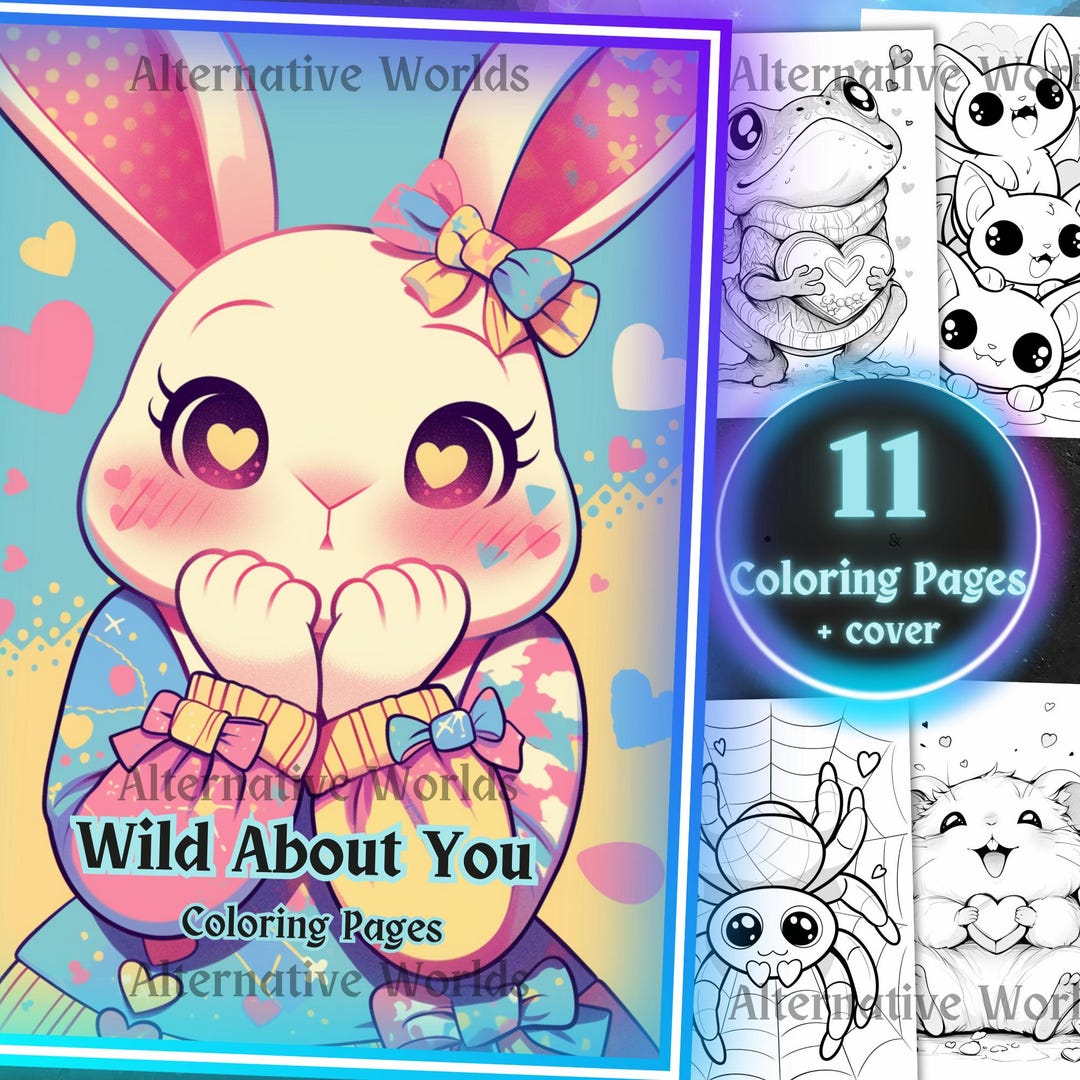 Valentines Day Coloring Pages, Cute Printable Valentine's Kids Adults ...