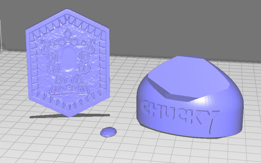 Chucky Heart of Damballa Amulet With Stand. Sla File - Etsy