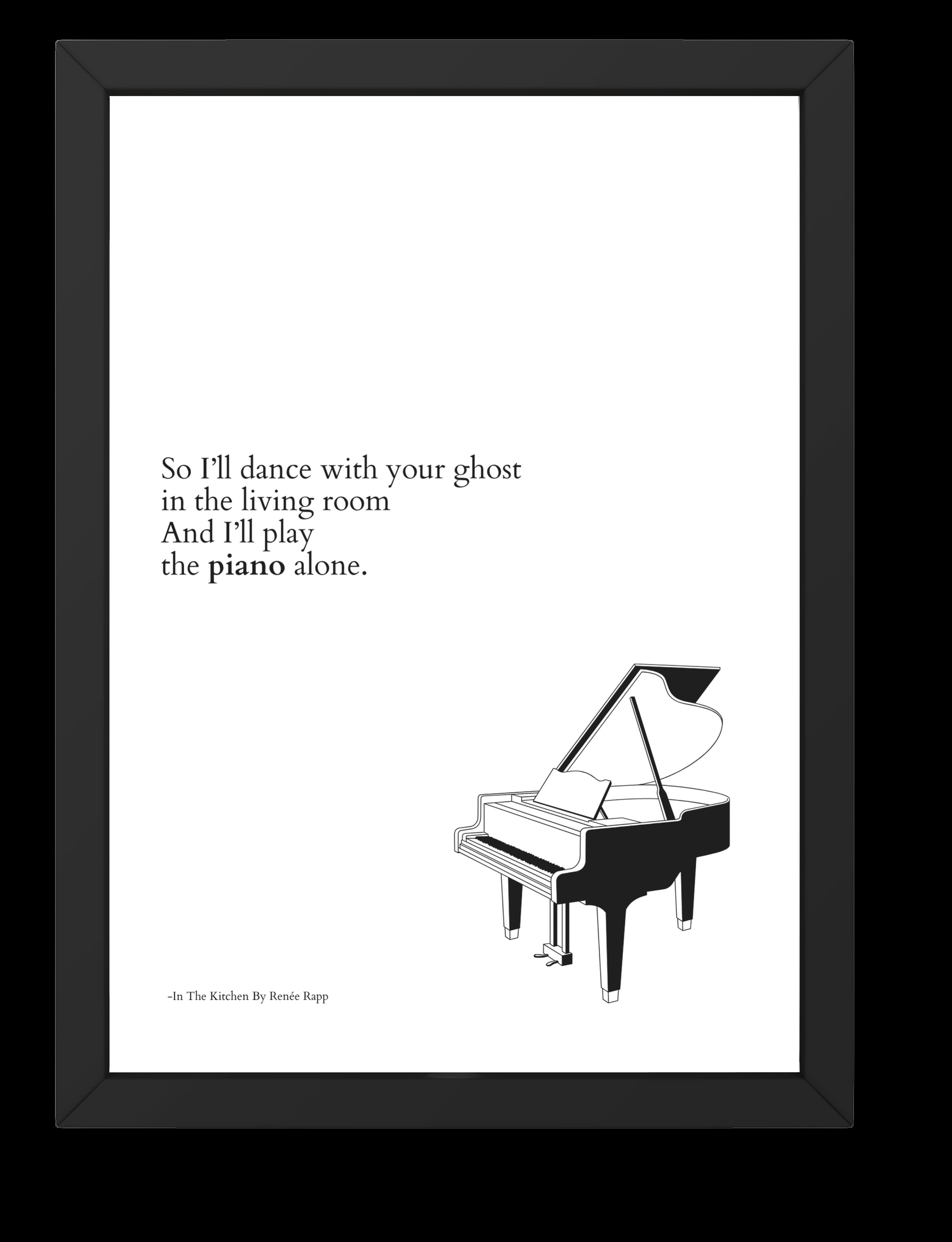 Renee Rapp Lyrical Posters, Selection of Four Renee Rapp Posters, Renee ...