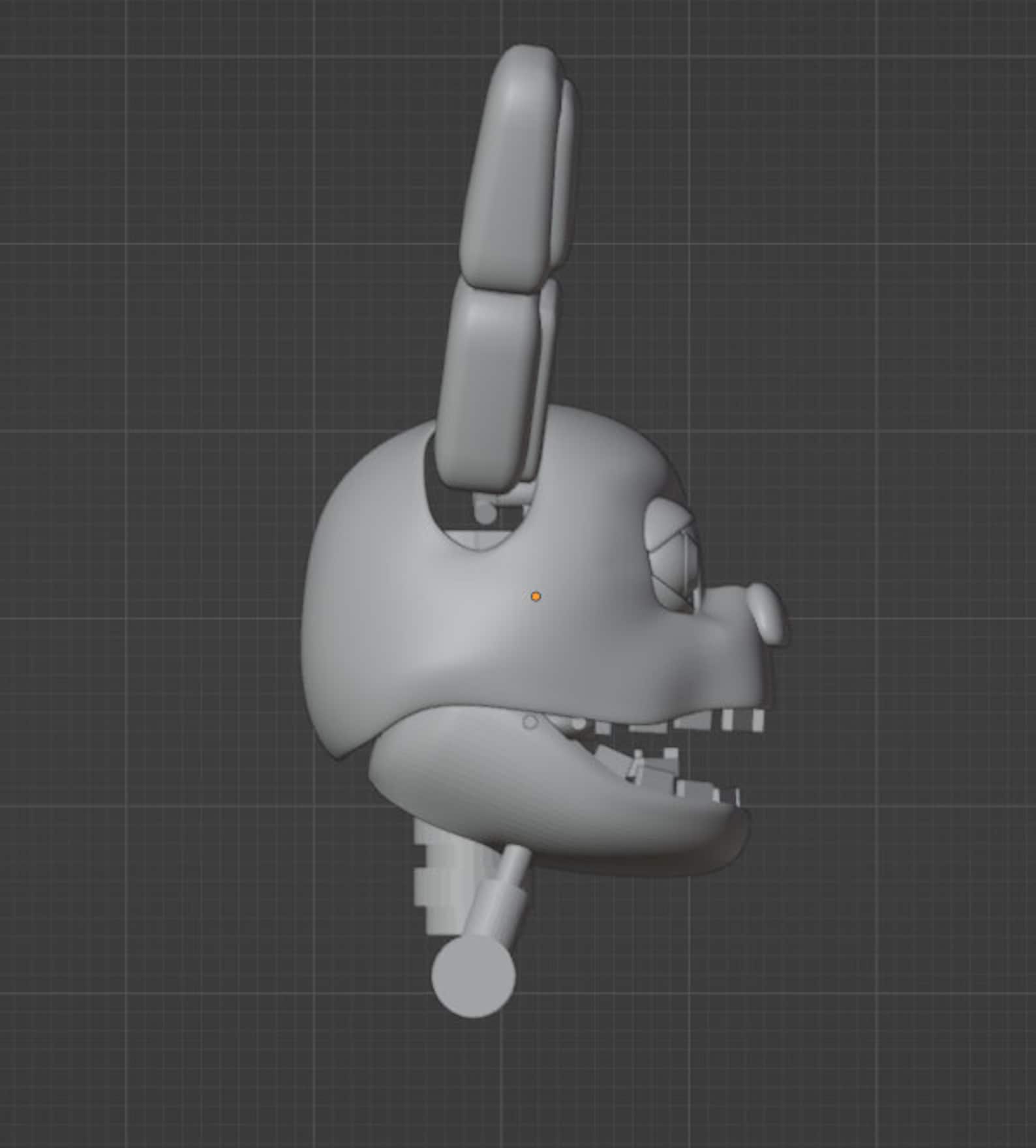 Springbonnie Head 3D MODEL FILE (with Endoskeleton Head, None ...