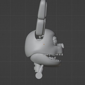 Springbonnie Head 3D MODEL FILE (with Endoskeleton Head, None ...