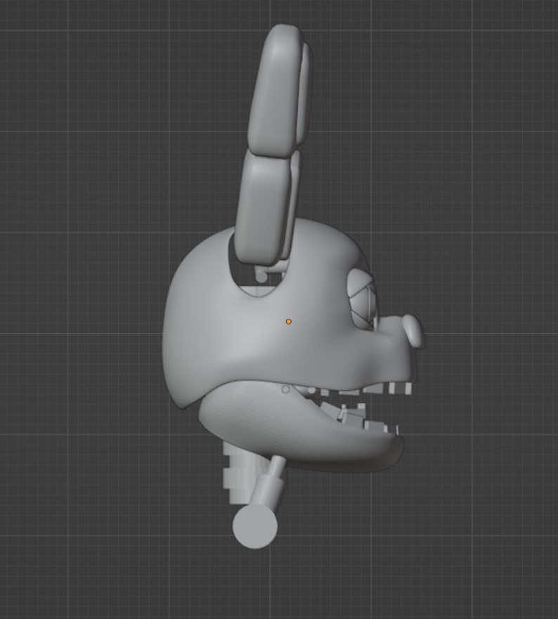 Springbonnie Head 3D MODEL FILE (with Endoskeleton Head, None ...