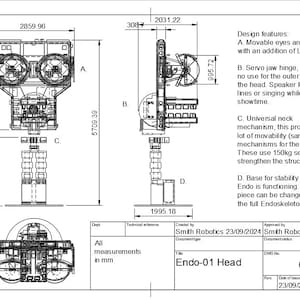 Endo-01 Animatronic Head 3D Files (DIGITAL ONLY) - Etsy