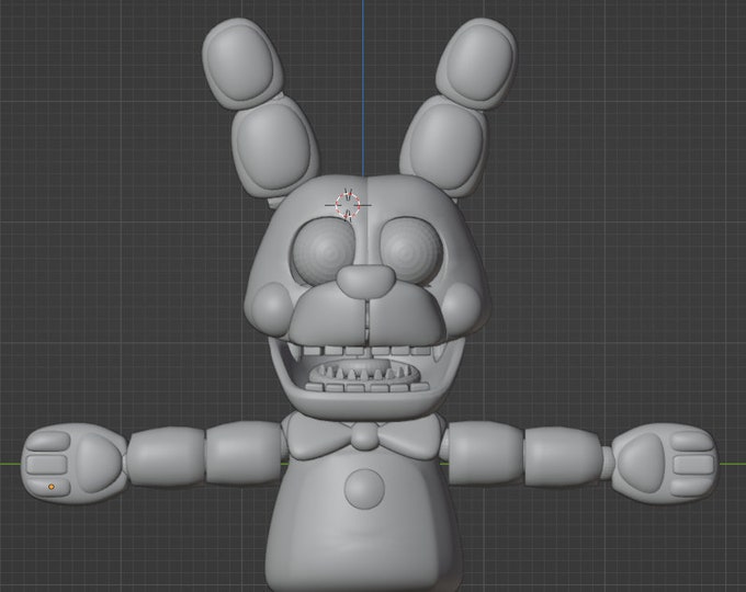 Springbonnie Head 3D MODEL FILE (with Endoskeleton Head, None ...