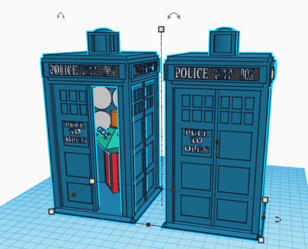 3D Model TARDIS Files!!! - Etsy