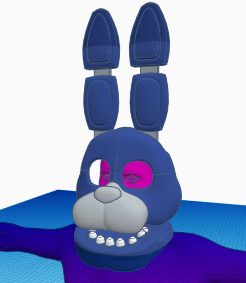 Bonnie Cosplay Mask 3D Model Files!!! (digital Only) - Etsy