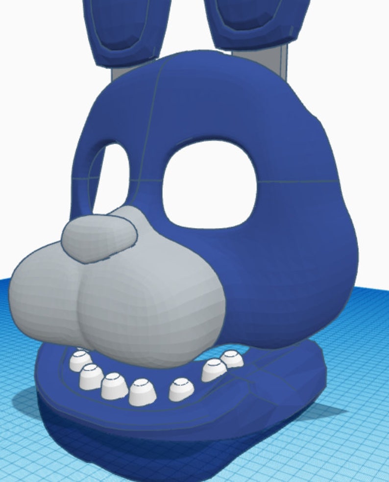 Bonnie Cosplay Mask 3D Model Files!!! - Etsy