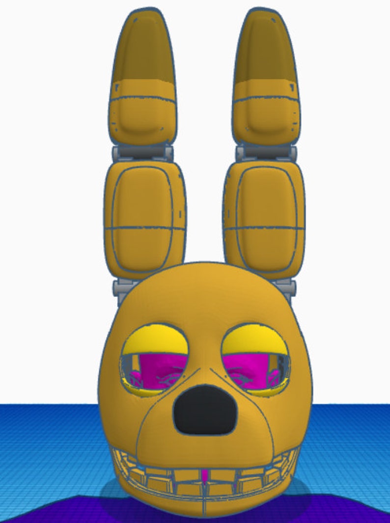 3D MODEL FILE Spring Bonnie Cosplay Head! (digital Only) - Etsy