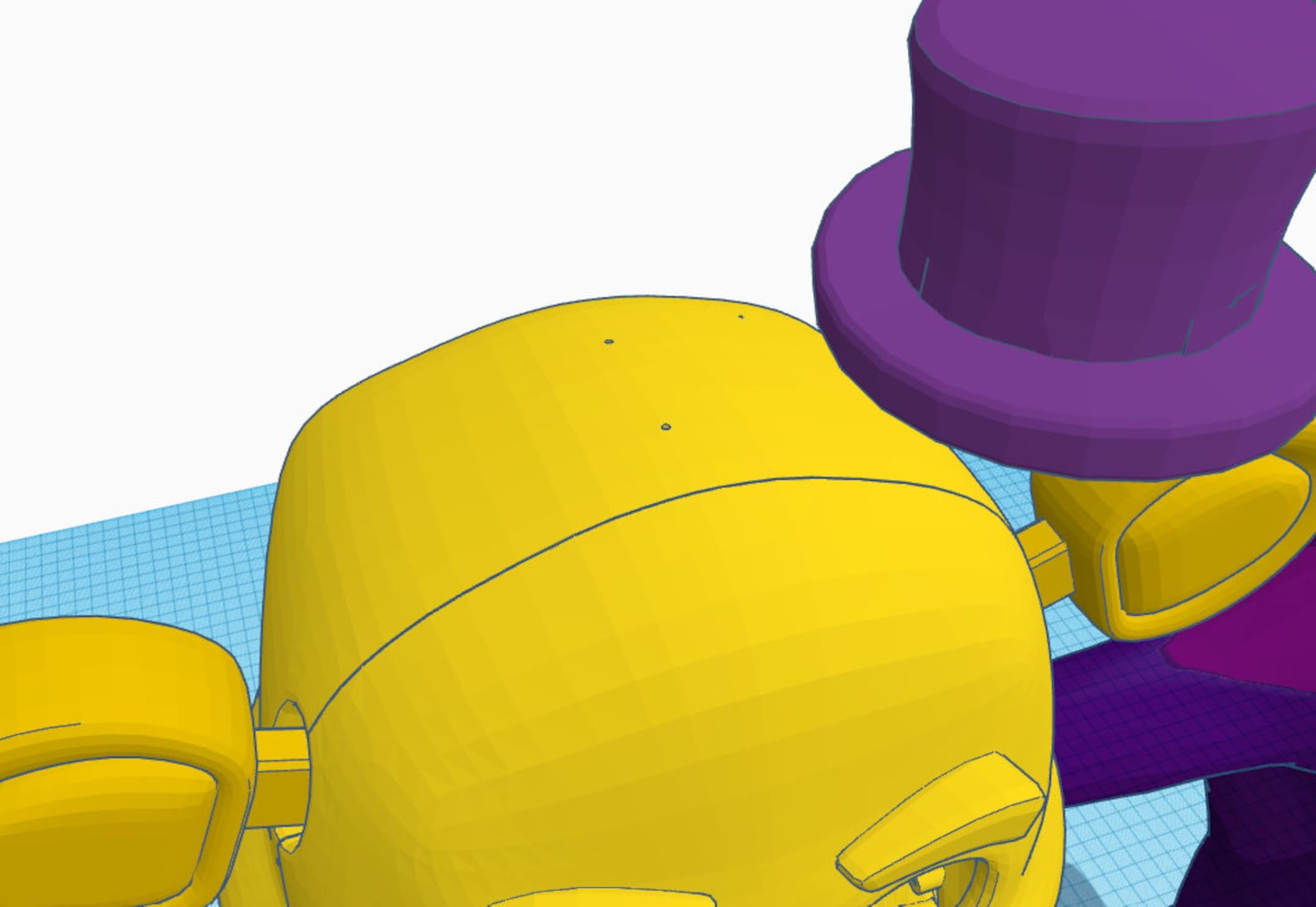 Silver Eyes Fredbear 3D MODEL FILE Cosplay Mask (digital Product Only ...