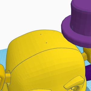 Silver Eyes Fredbear 3D MODEL FILE Cosplay Mask (digital Product Only ...