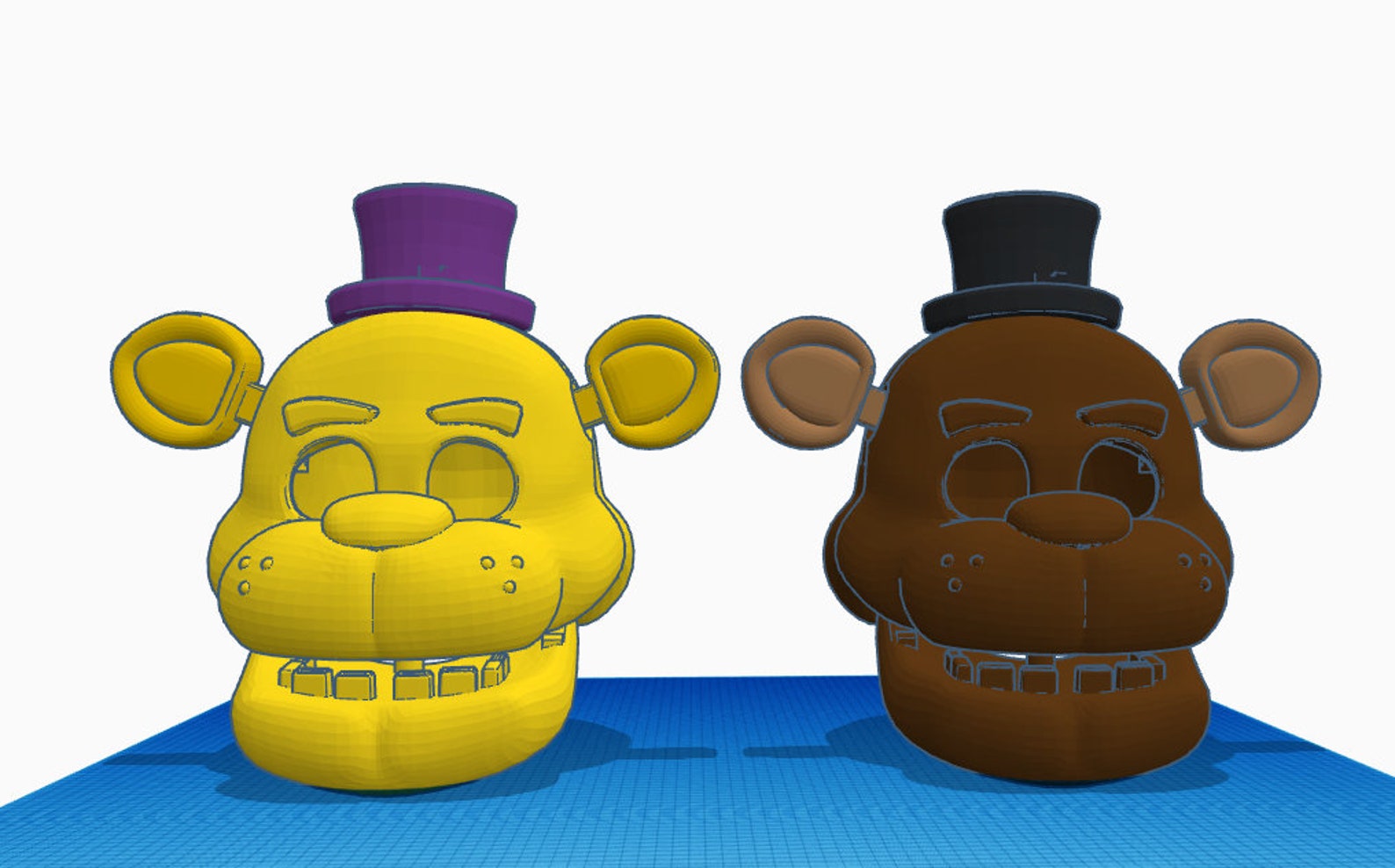 Silver Eyes Fredbear 3D MODEL FILE Cosplay Mask digital Product Only - Etsy