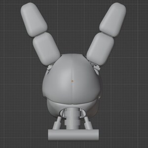 Springbonnie Head 3D MODEL FILE (with Endoskeleton Head, None ...