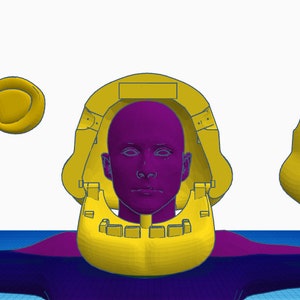 Silver Eyes Fredbear 3D MODEL FILE Cosplay Mask (digital Product Only ...