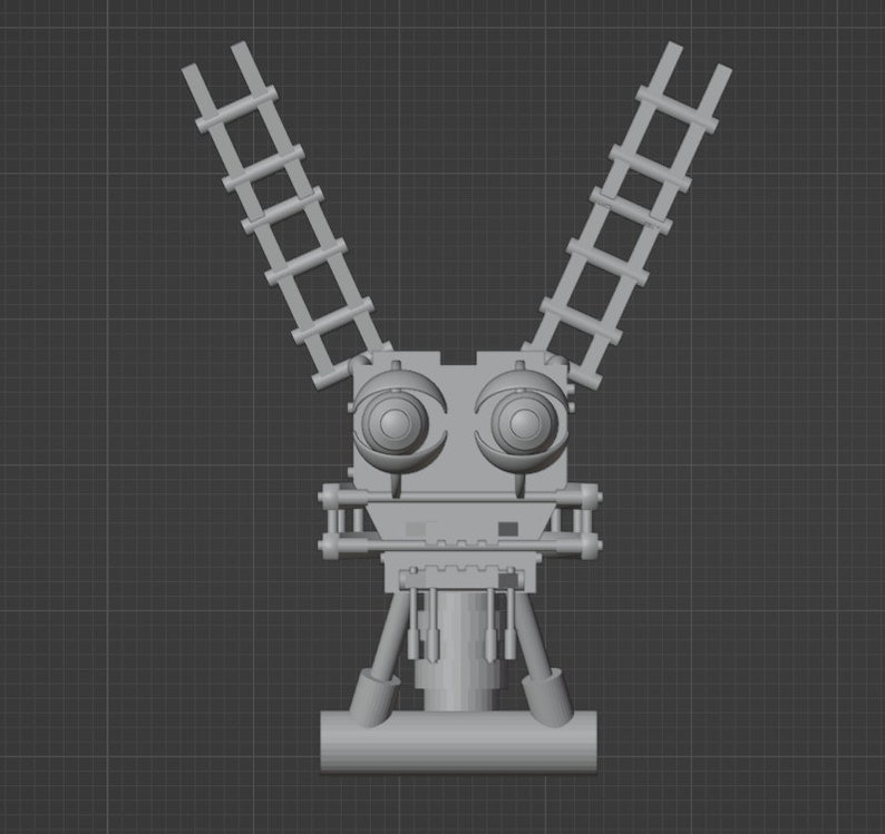 Springbonnie Head 3D MODEL FILE (with Endoskeleton Head, None ...
