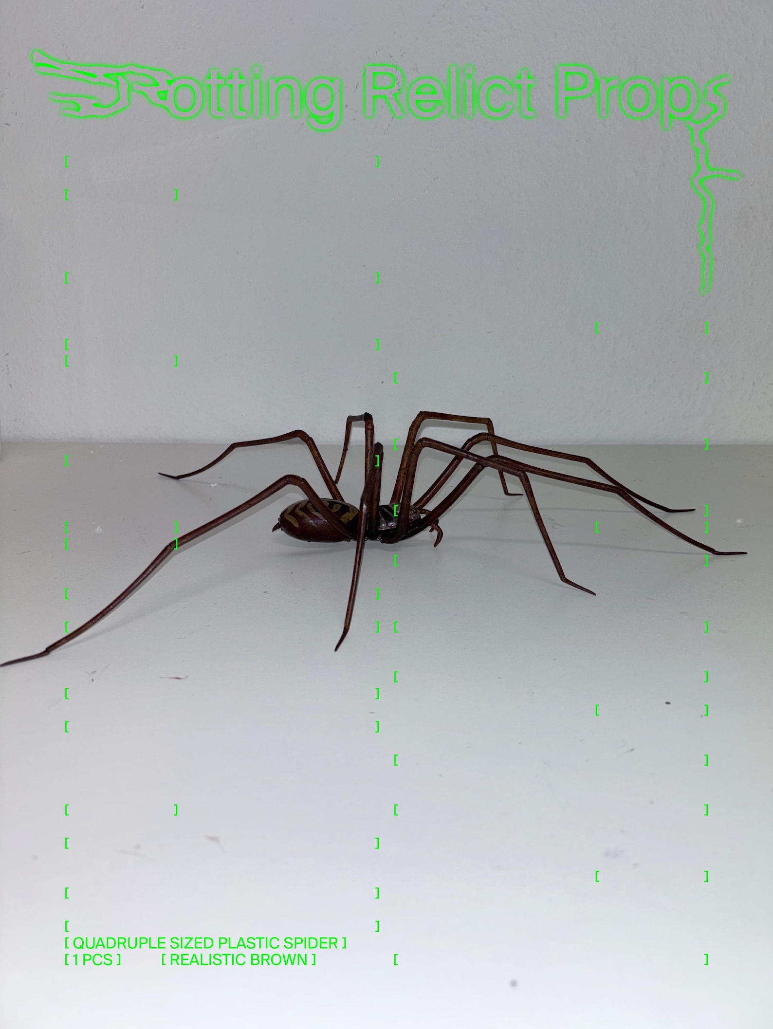 Giant Plastic Spider as Decoration | Quadruple Sized Realistic Giant ...