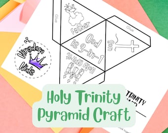 Holy Trinity Triangle Stick Craft, God is 3-in-1 Father, Son, Holy ...