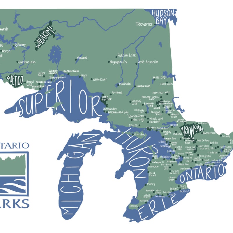 Trees of Ontario Poster - Etsy UK