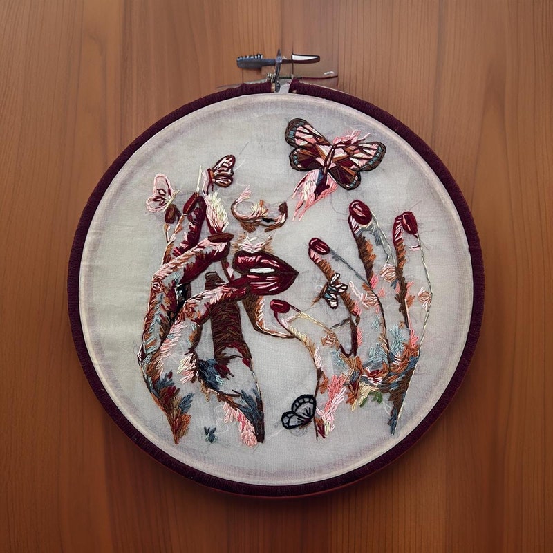 Finished Embroidery - Etsy UK