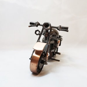 Handmade Nuts Bolts Scrap Metal Art Motorcycle Model Collection ...