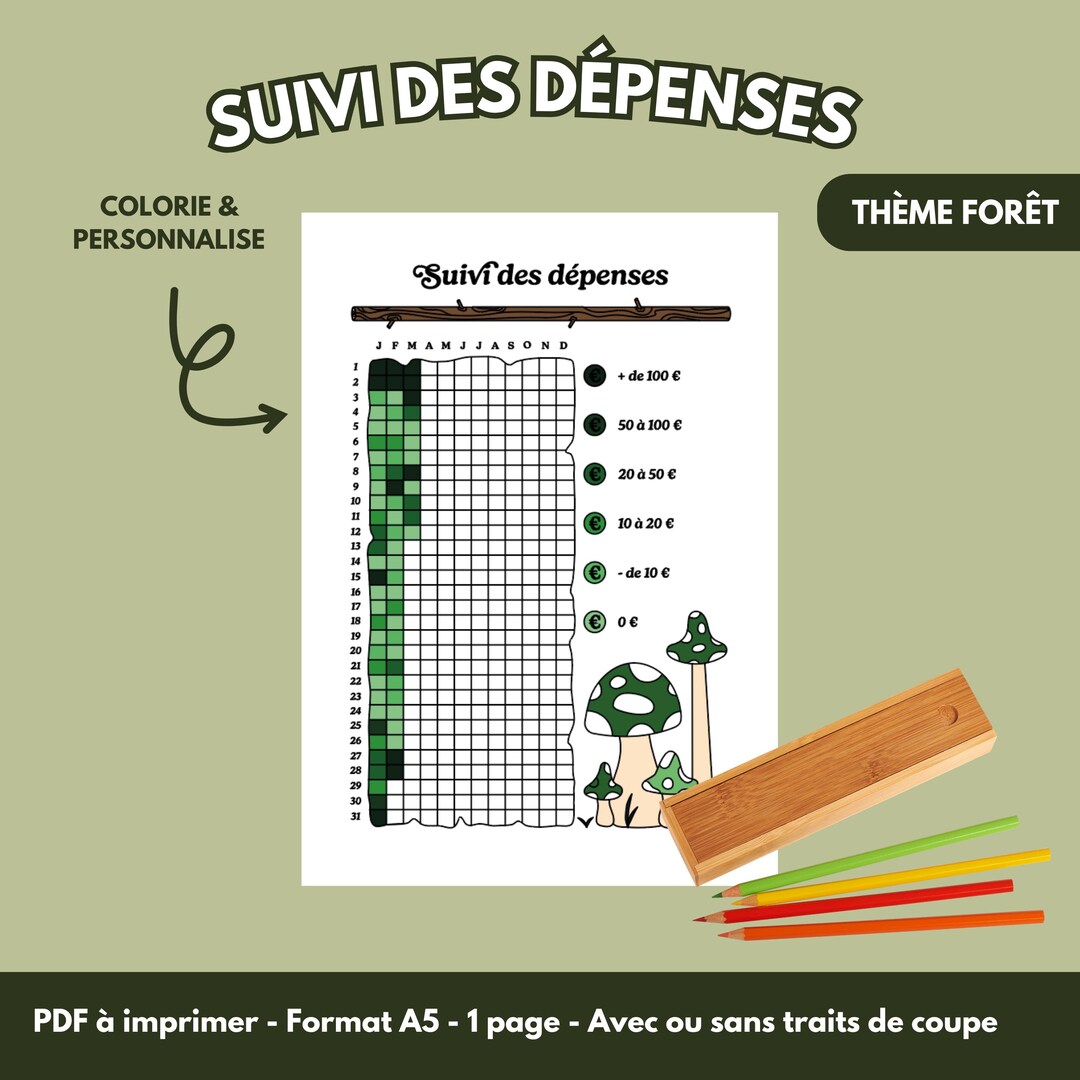 Printable Fairy Bullet Journal Pages in French / Pages for Bujo ...