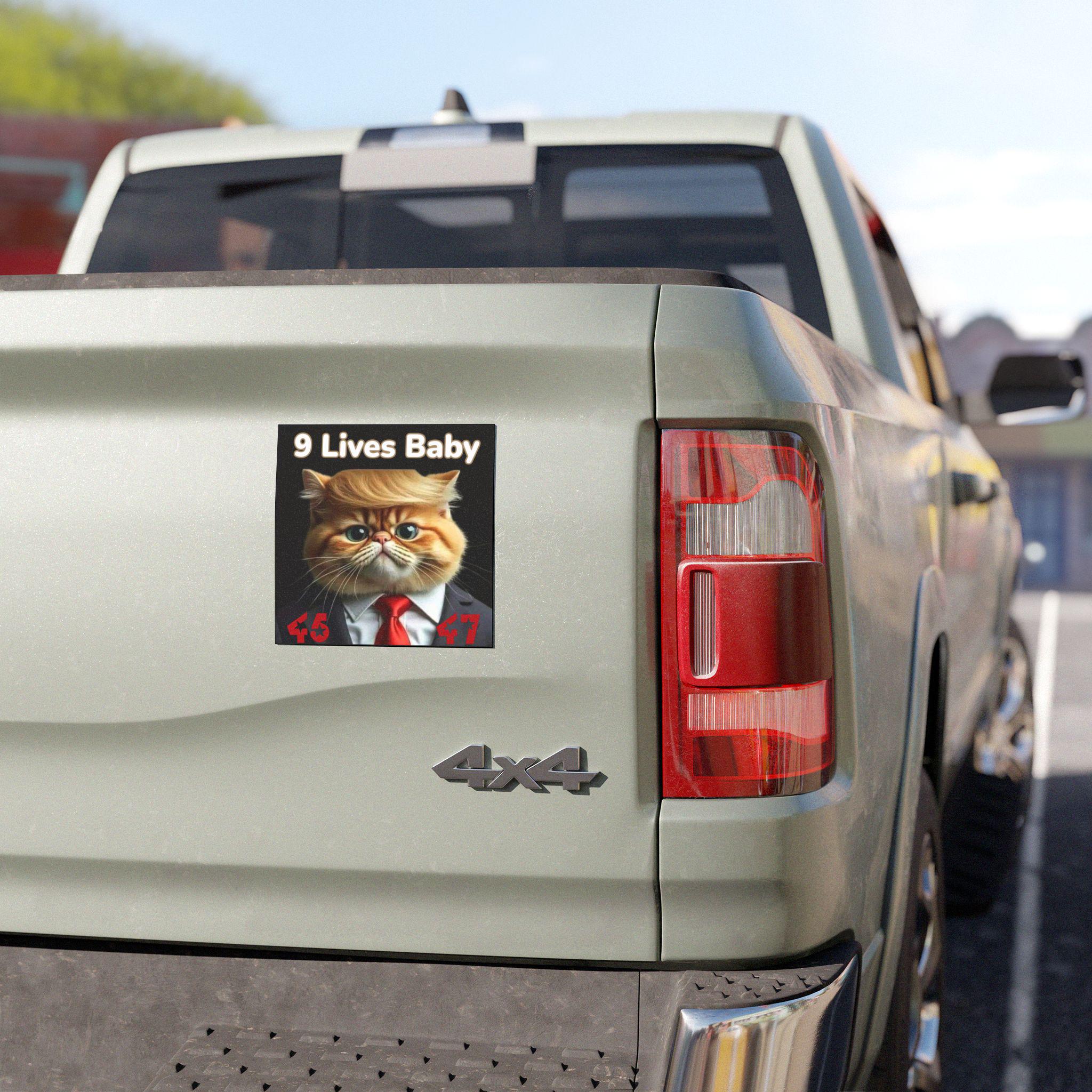 TRUMP Car Magnets 9 Lives Baby - Etsy