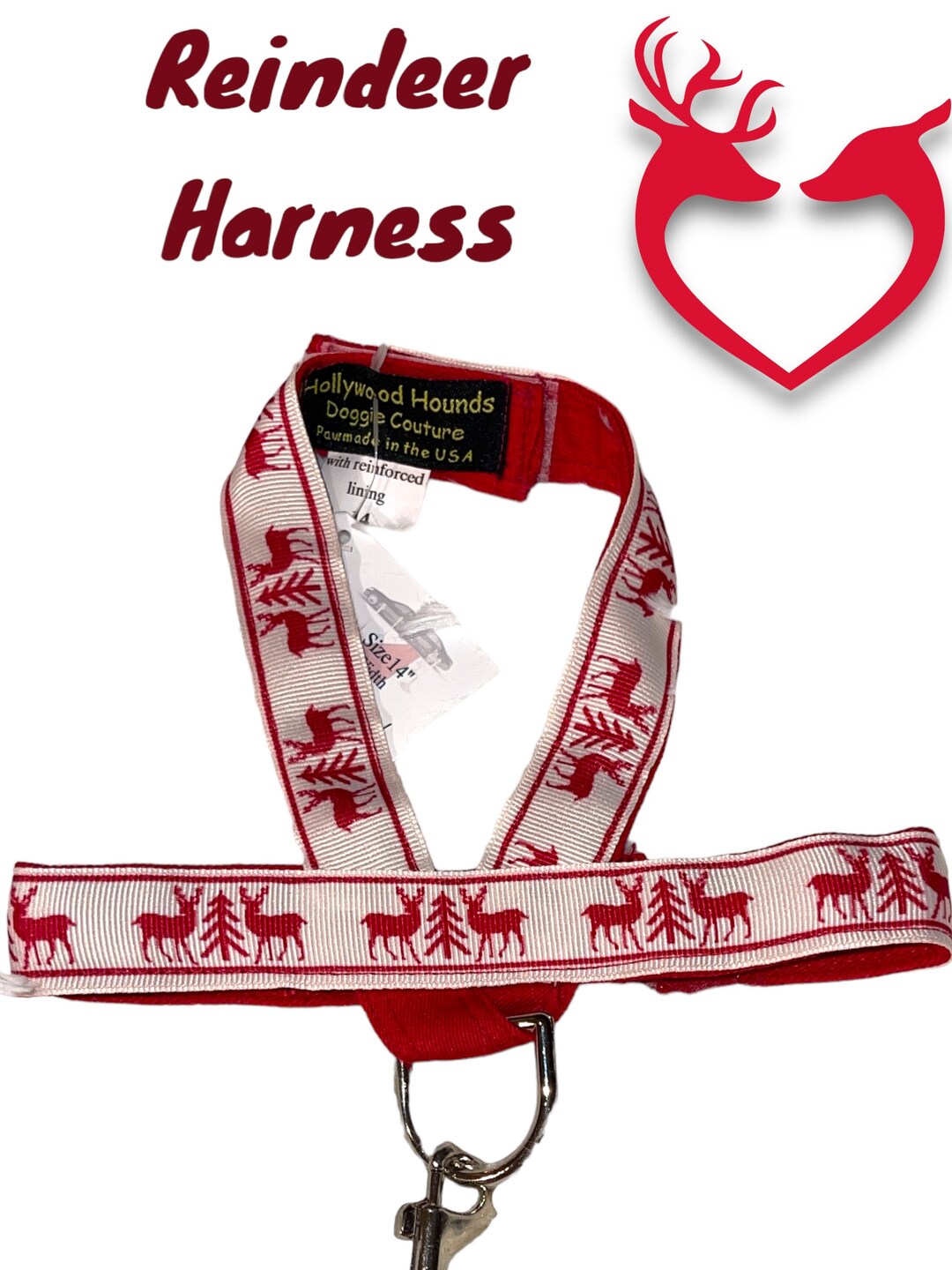Reindeer Dog Harness - Etsy