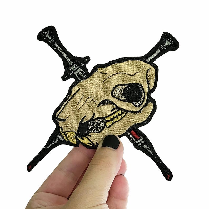 Lab Rat Skull Patch - 4.5x4.5 Inch Iron-on Embroidered Patch for Jackets, Bags, and More - Etsy