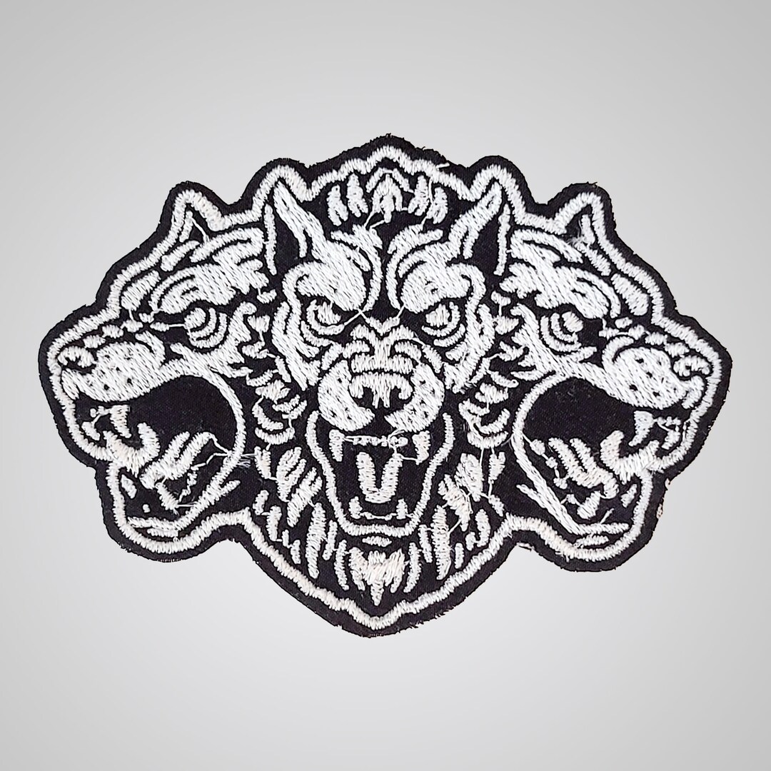 Cerberus Embroidered Patch - Etsy