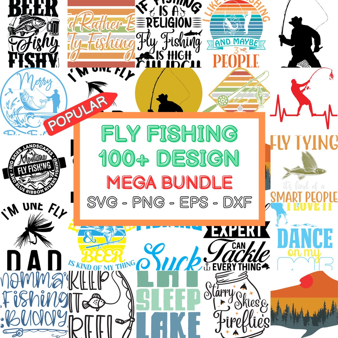 Fly Fishing Svg, Fly Fisherman SVG, Fish Svg, Fly Fishing Svg Files ...