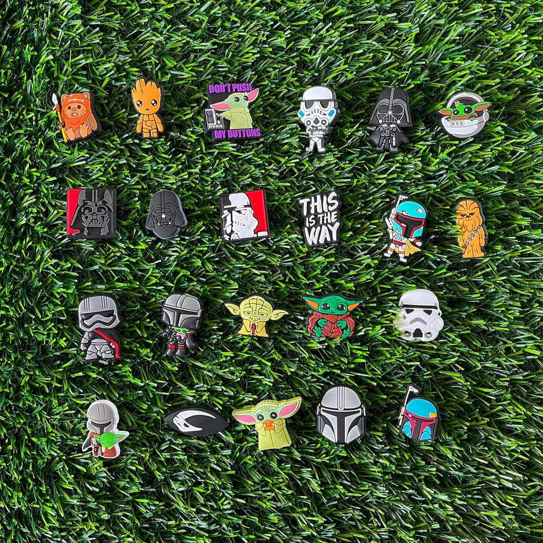 Star Wars Turtle Shoe Charms Yoda Master Shoe Charms Tk - Etsy