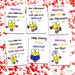 Printable Lightbulb Valentines Day Cards From Teacher Classroom ...