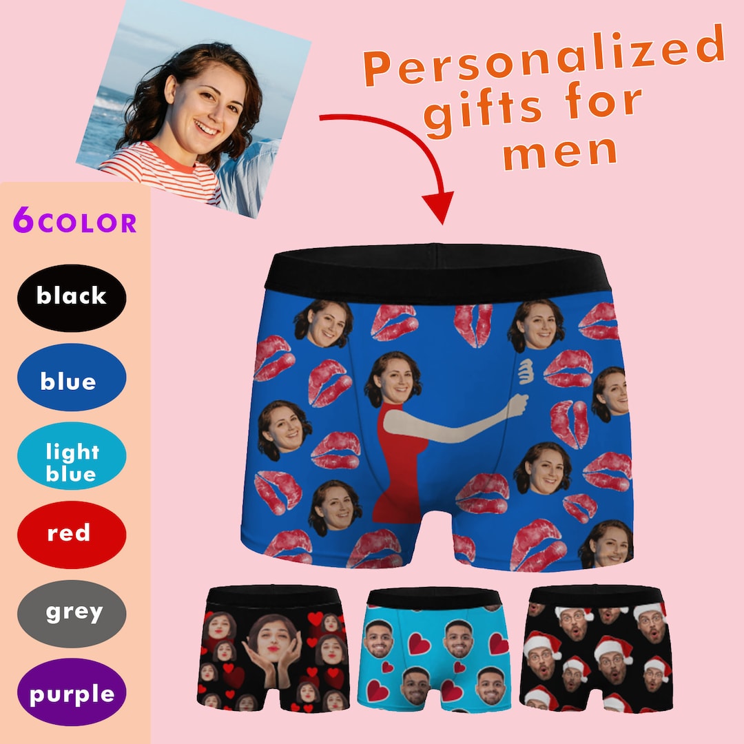 Personalized Boxer Briefs Custom Boxer With Face Custom - Etsy UK