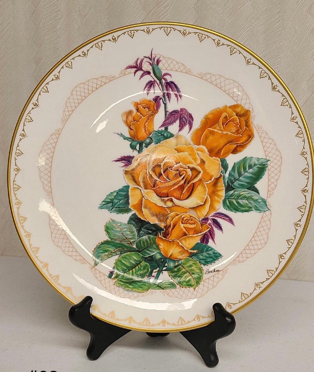 Boehm Porcelain Roses of Excellence Collection “brandy” - Etsy