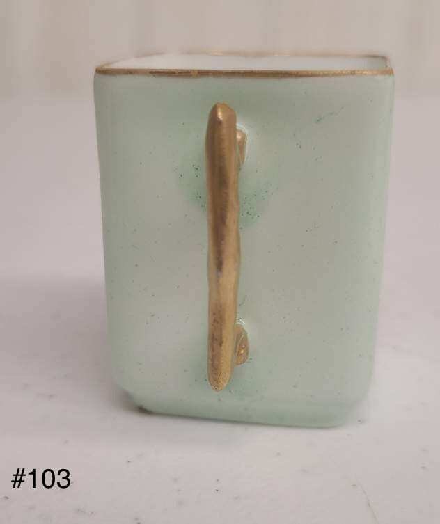 Antique Chinese Square Tea Cup and Saucer - Etsy