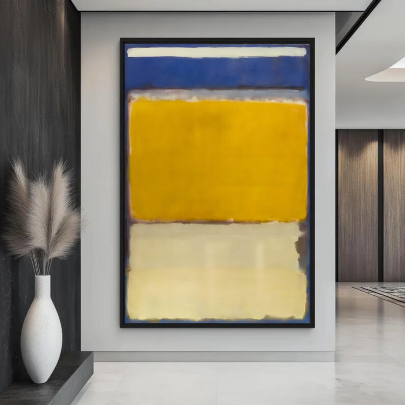 Mark Rothko Inspired Canvas Wall Art, Modern Minimalist Printing ...