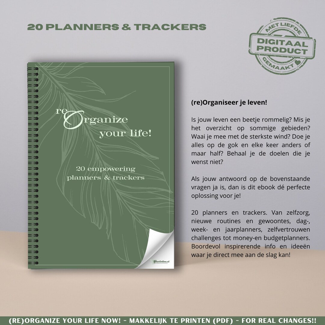 20 Digital Planners & Trackers Printable Planners and Trackers - Etsy