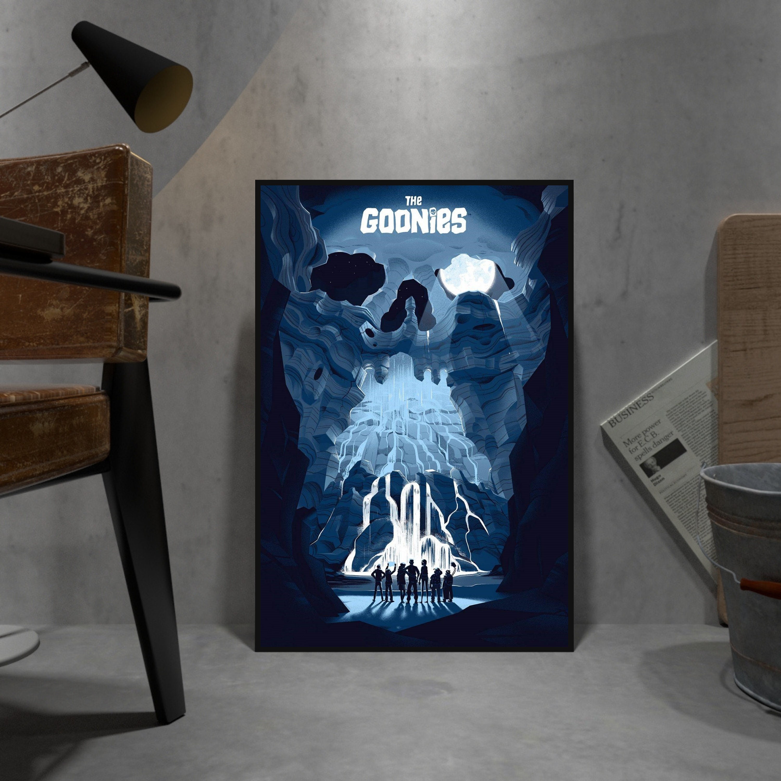 The Goonies Poster, Wall Art, Wall Decor, Rolled Canvas Print, Movie ...