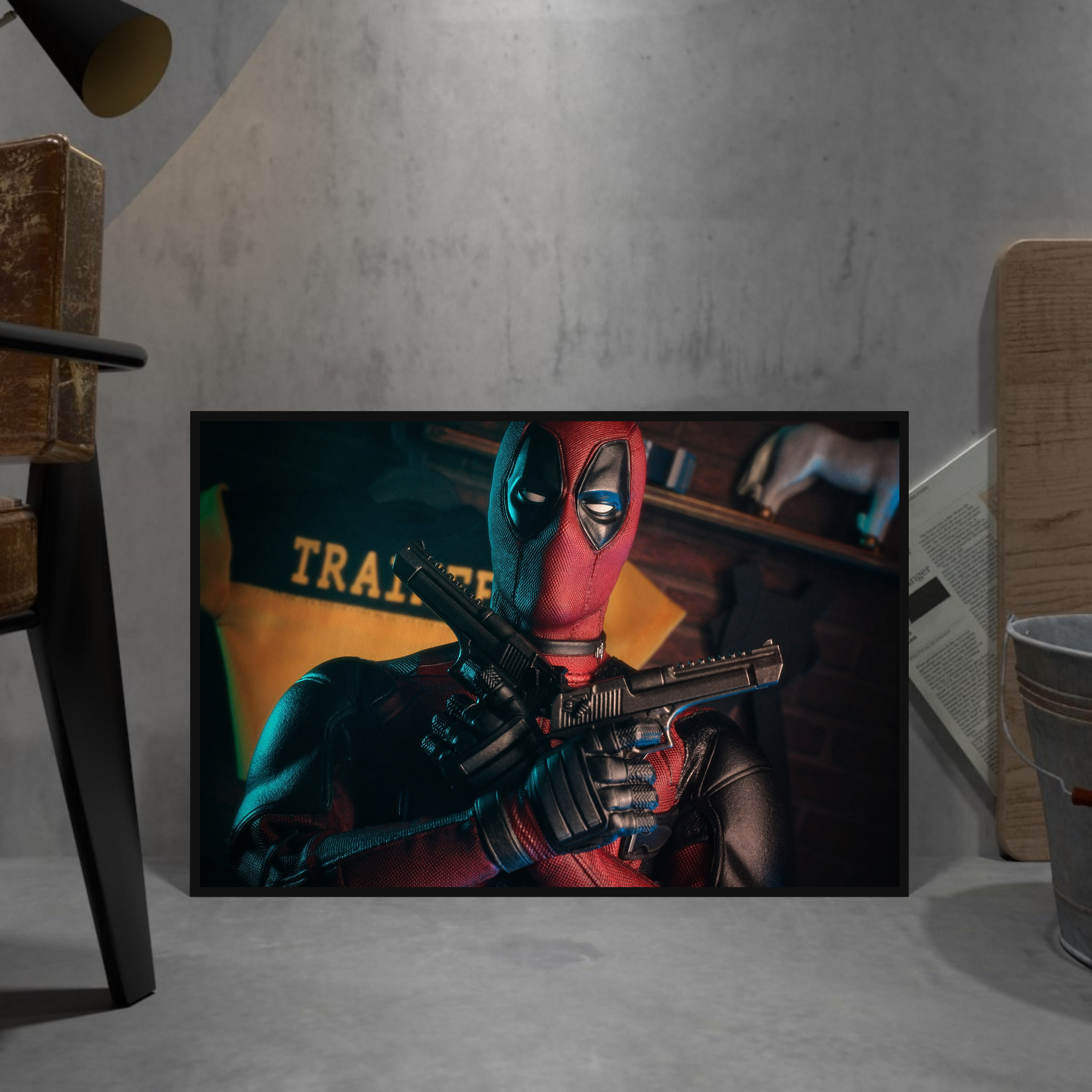 Deadpool Movie Poster, Ryan Reynolds Wall Art, Superhero Wall Decor ...