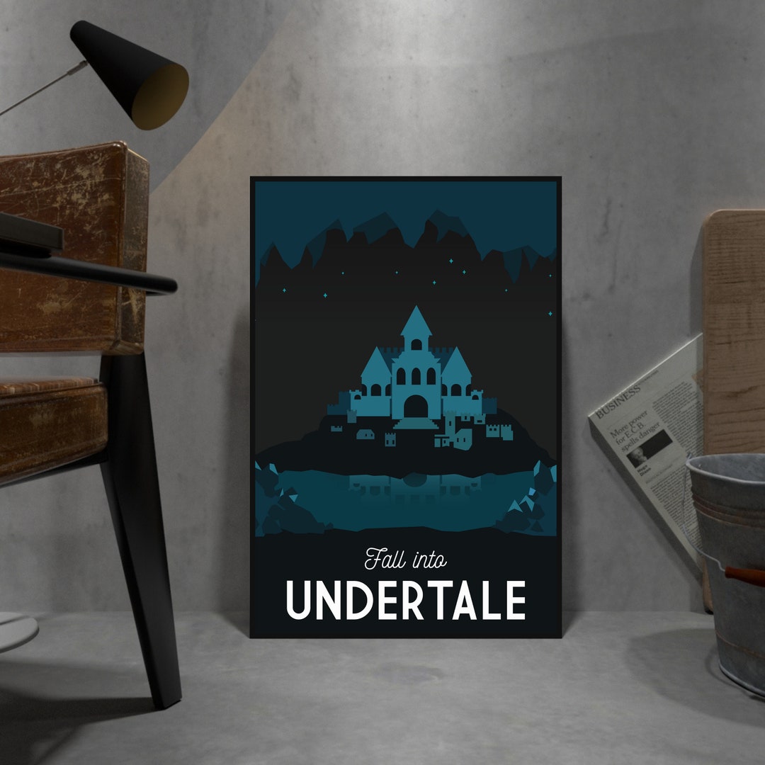 Undertale Game Poster, Deltarune Wall Art, Game Poster Gift, Wall Decor ...