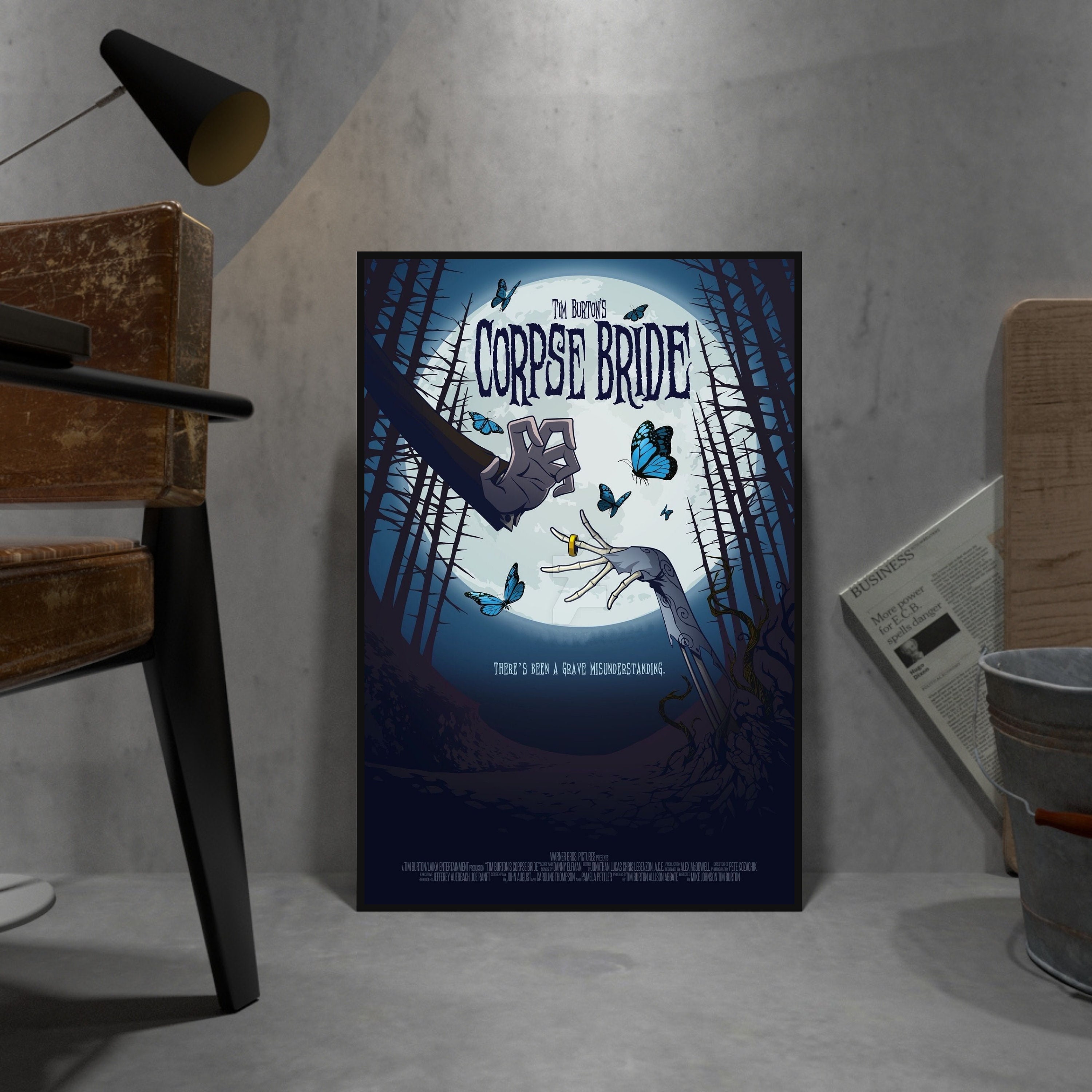 Corpse Bride Poster, Victor Van Dort Wall Art, Wall Decor, Rolled ...