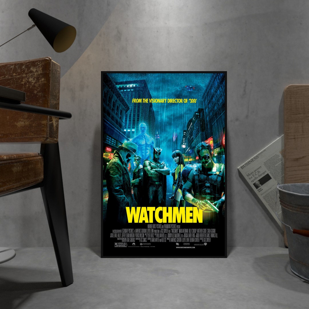 Watchmen Poster, Comic Book Wall Art, Wall Decor, Rolled Canvas Print ...