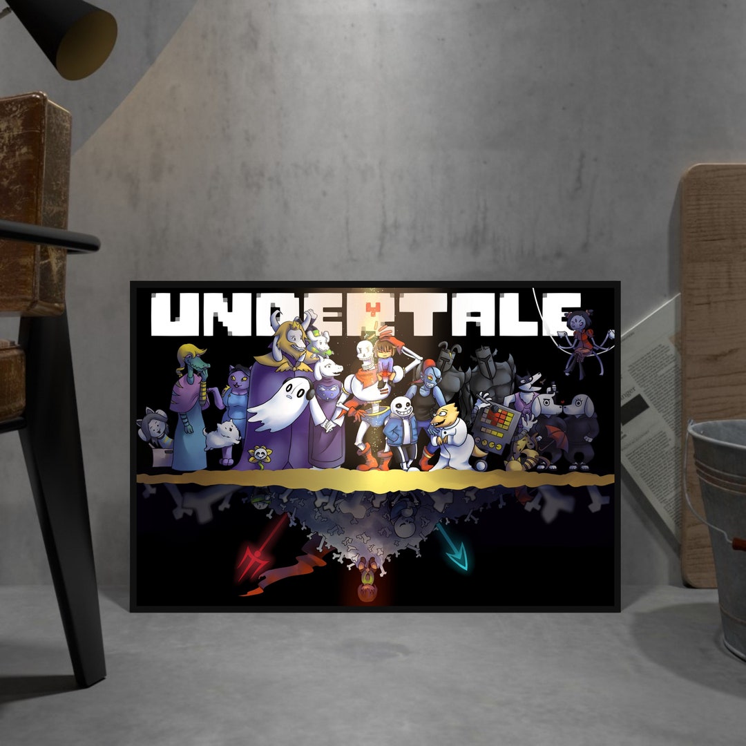 Undertale Game Poster, Deltarune Wall Art, Game Poster Gift, Wall Decor ...