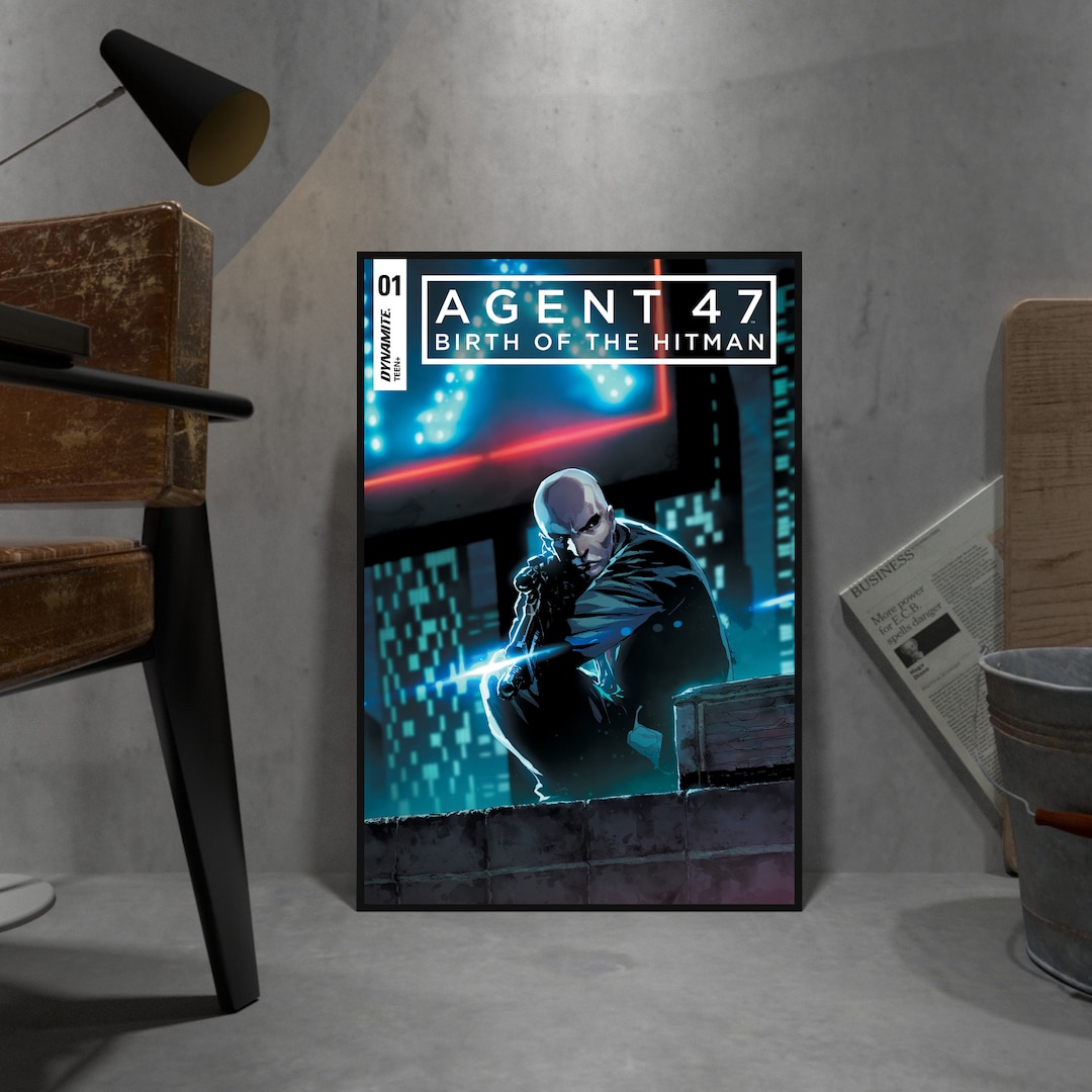 Hitman Game Poster, Agent 47 Wall Art, Game Poster Gift, Wall Decor ...