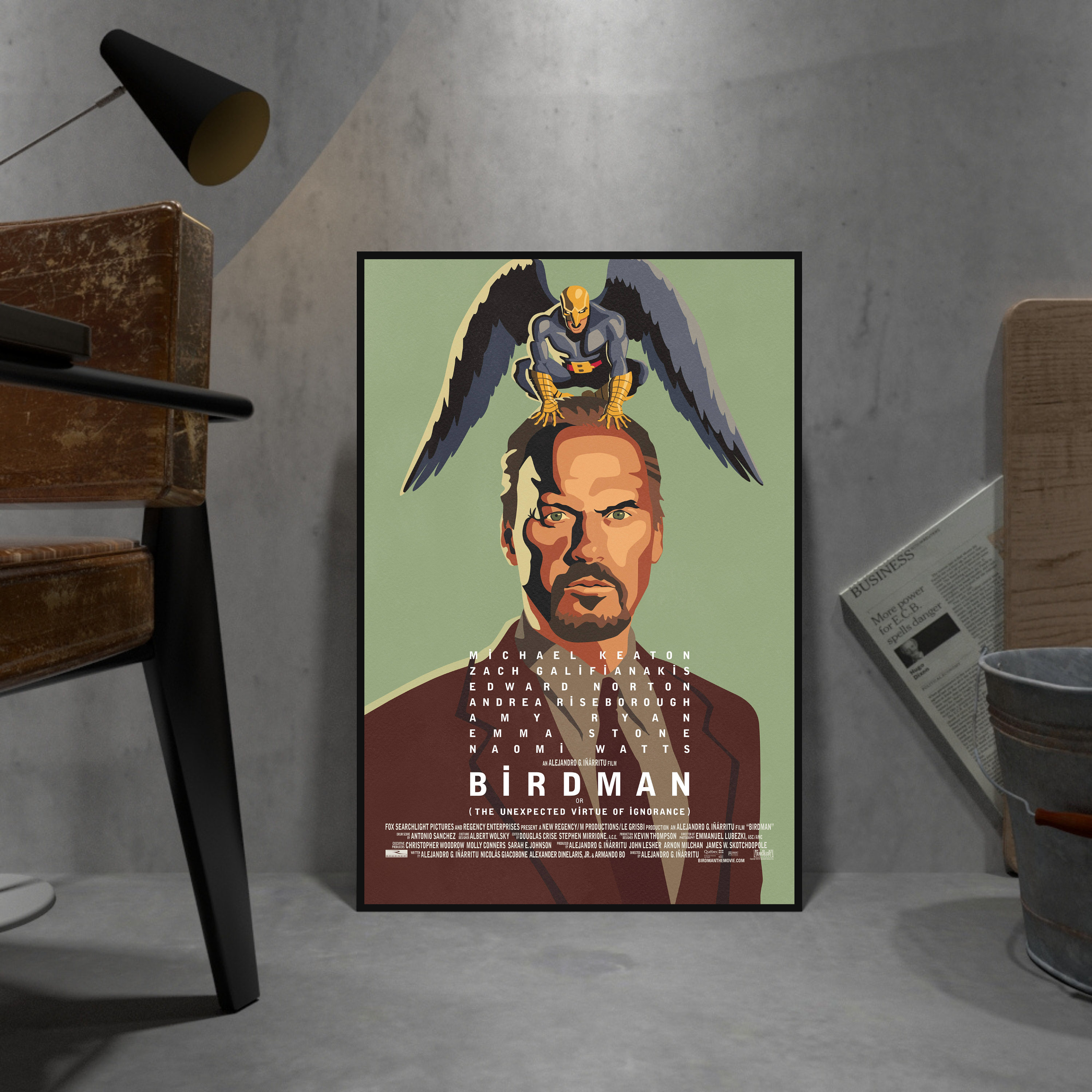 Michael Keaton Birdman Poster